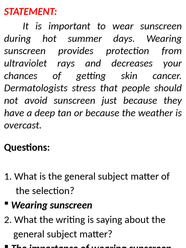 Lesson 2 LOCATING THE MAIN IDEAS 3 | PDF | Thesis | Essays