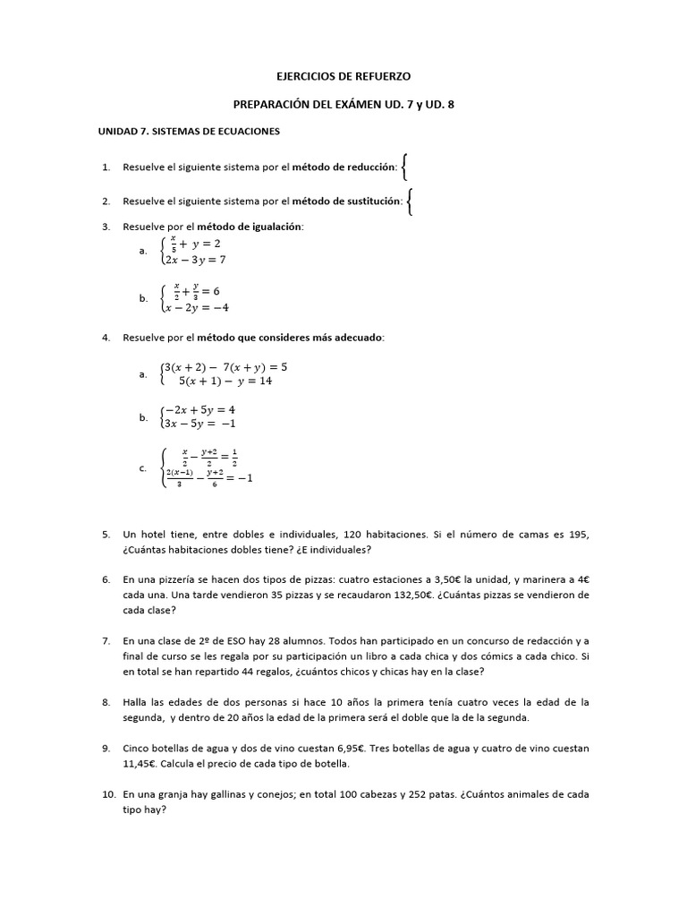 Ejercicios Preparacion Examen Ud7yud8 (23-24) | PDF