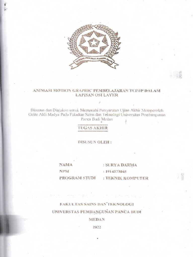 Surya Darma, 1914373045 | PDF