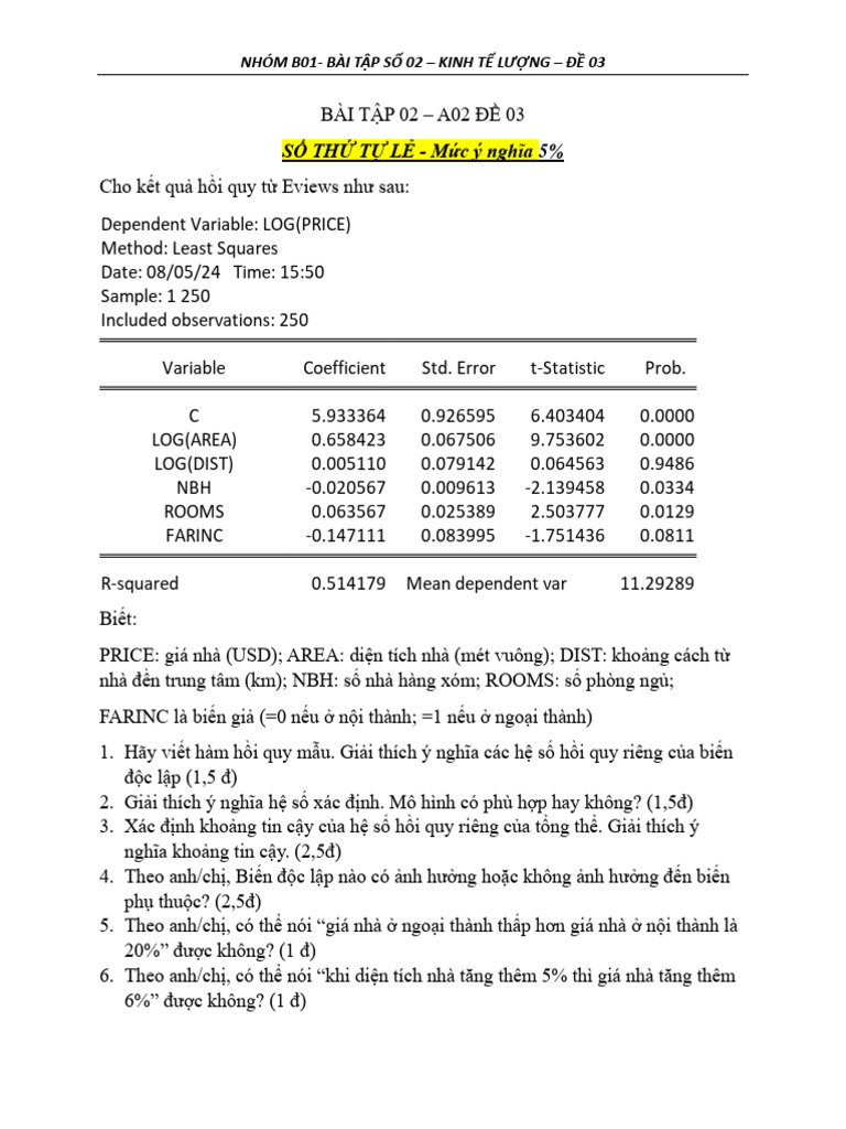 A02-BÀI TẬP 02-ĐỀ 03 | PDF