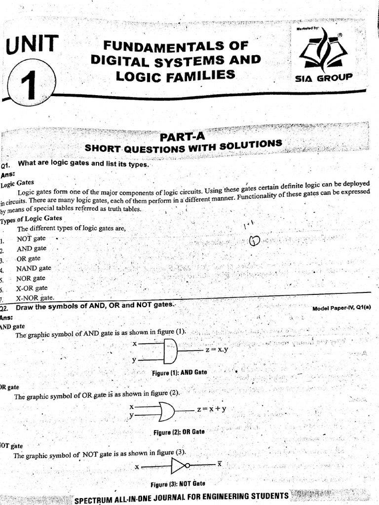 Digital Electronics 1unit | PDF