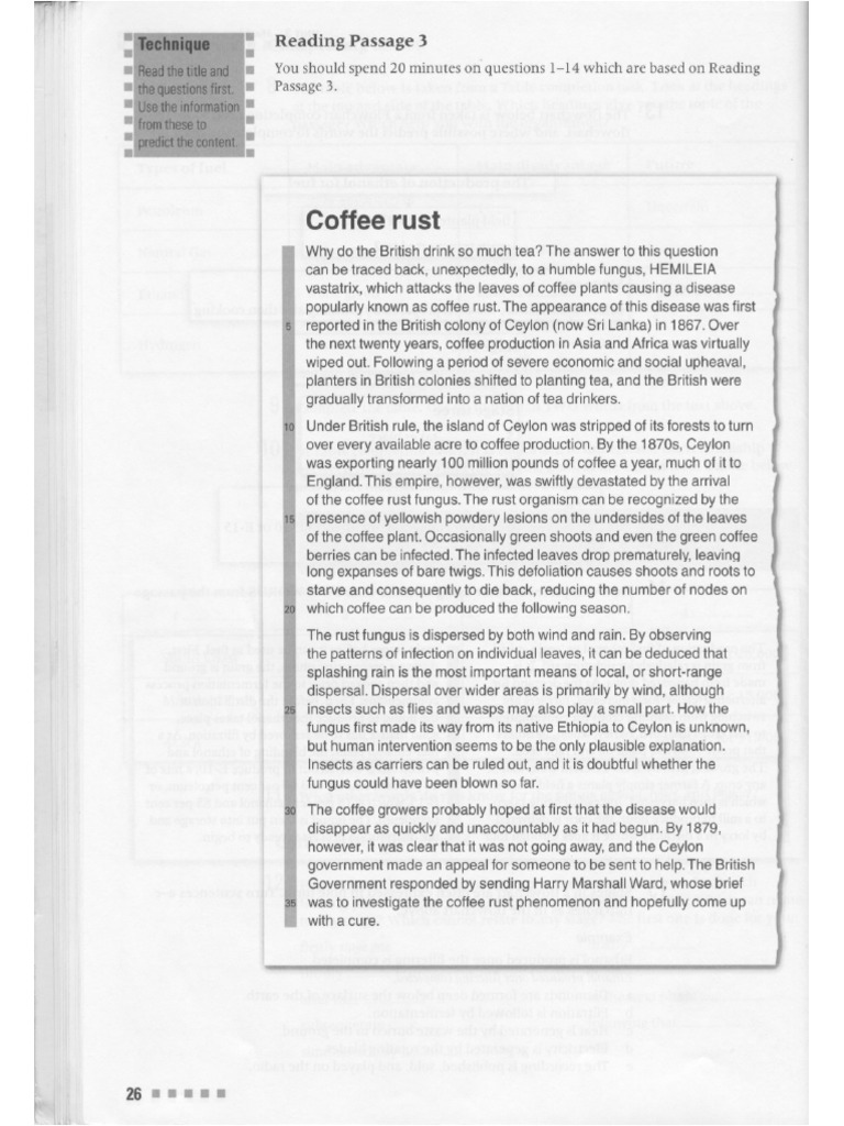 Improving skills - Coffee rust | PDF