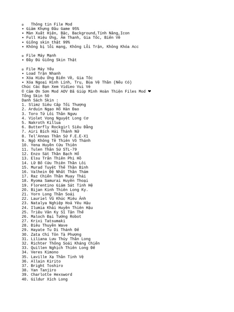 Thông Tin Files | PDF