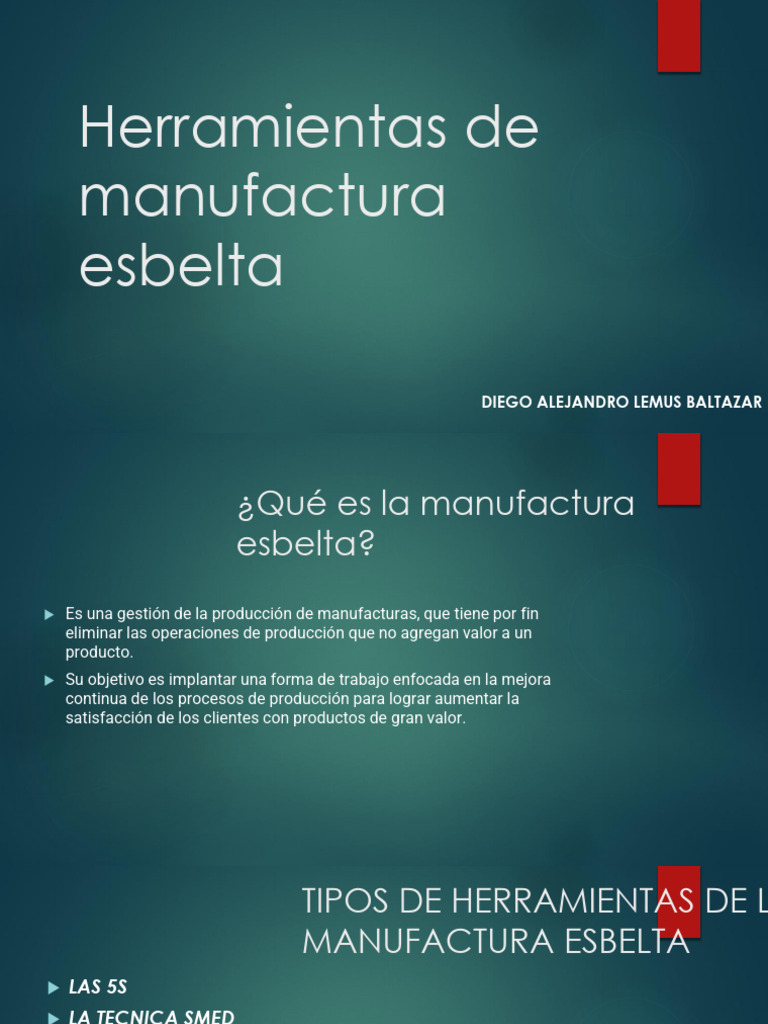 Herramientas+de+manufactura+esbelta | PDF