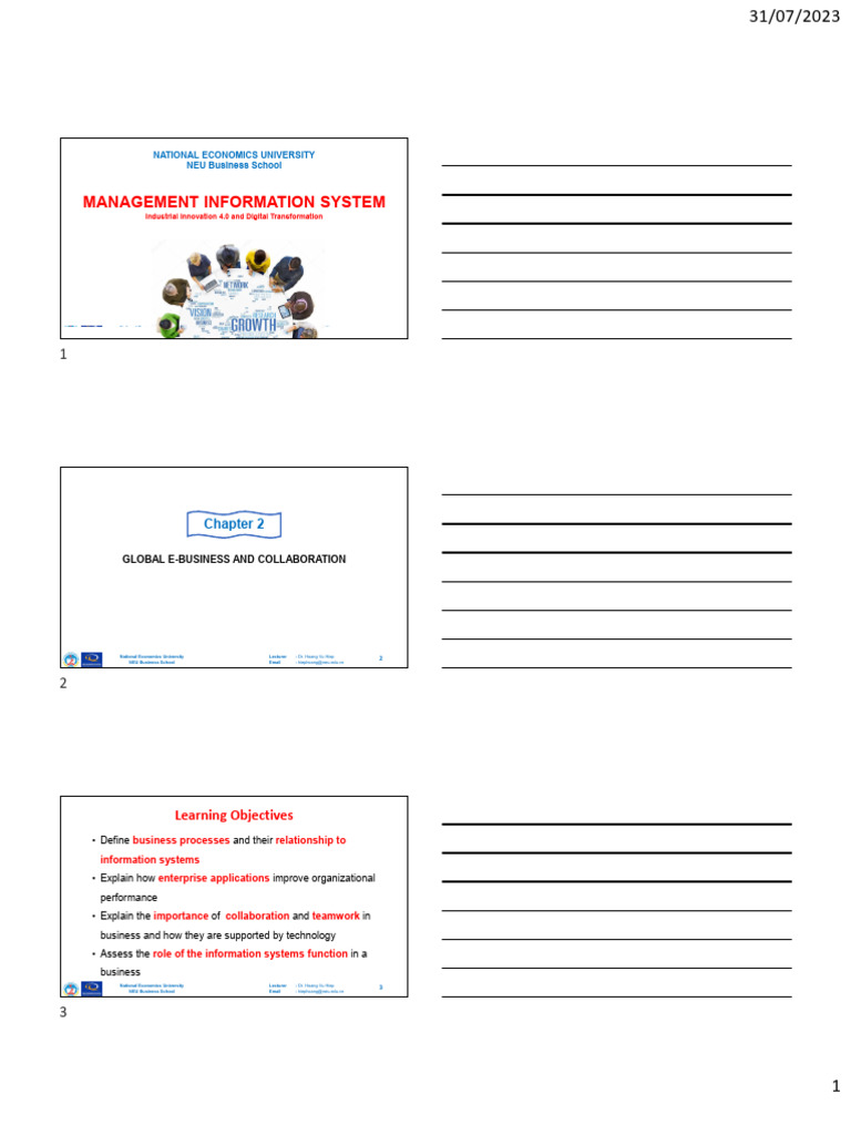 Unit 2 - Global E-Business and Collaboration | PDF