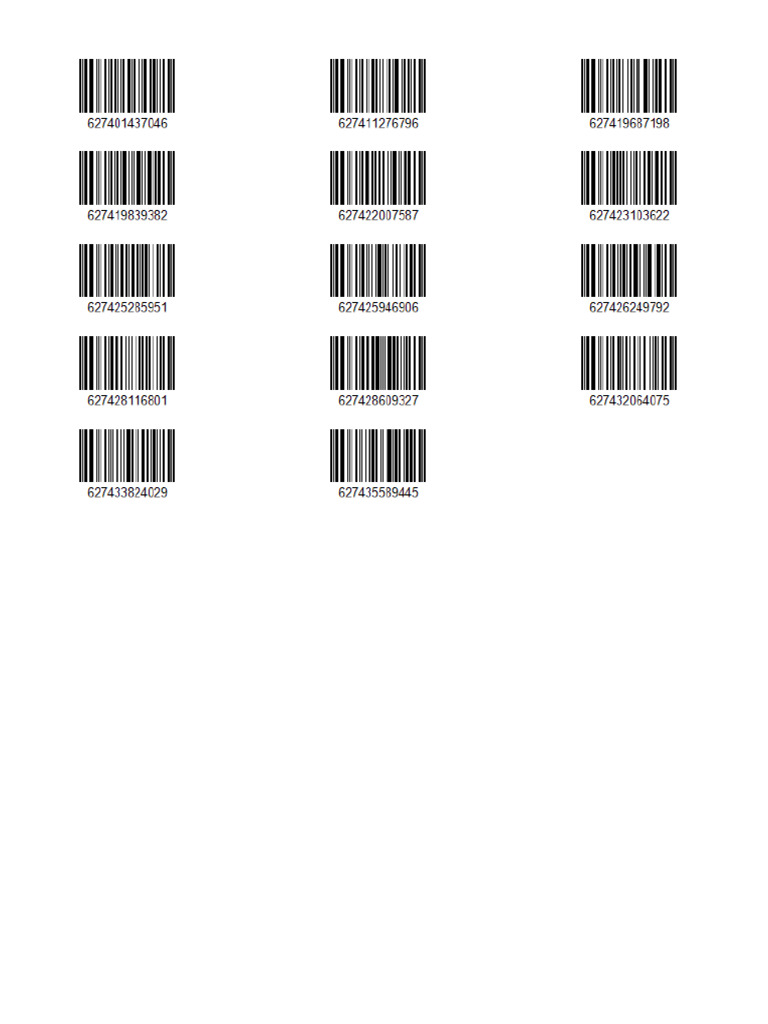 Barcodes | PDF