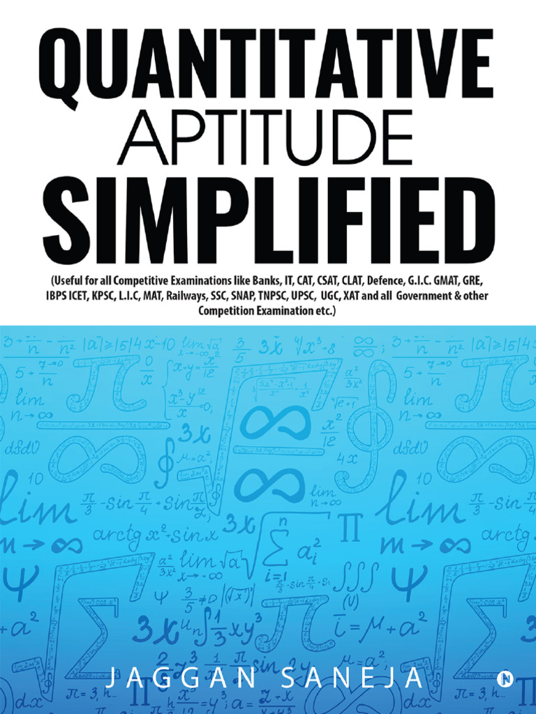 Quantitative Aptitude Simplified - Jaggan Saneja | PDF