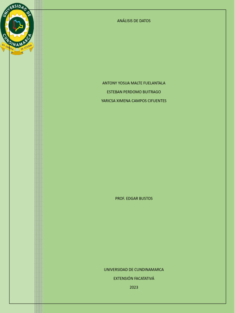 Informe | PDF