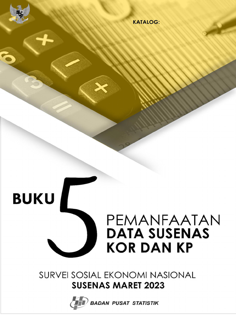Buku 5 Pemanfaatan Data Susenas Maret 2023 | PDF