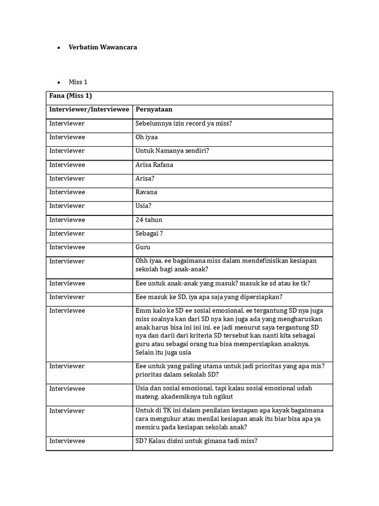 Kelompok 5 - Verbatim | PDF