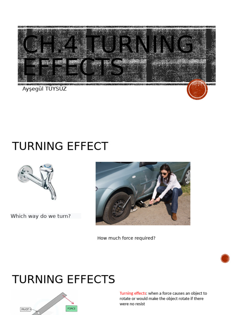 Prep Turning Effects | PDF