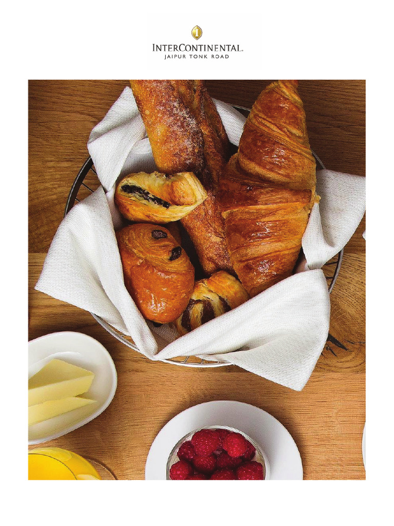 Room Service Menu | PDF