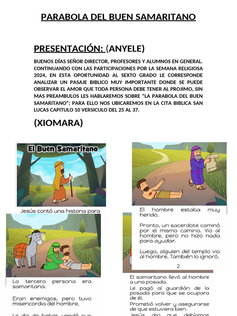 Parabola Del Buen Samaritano | PDF | Social Science | History