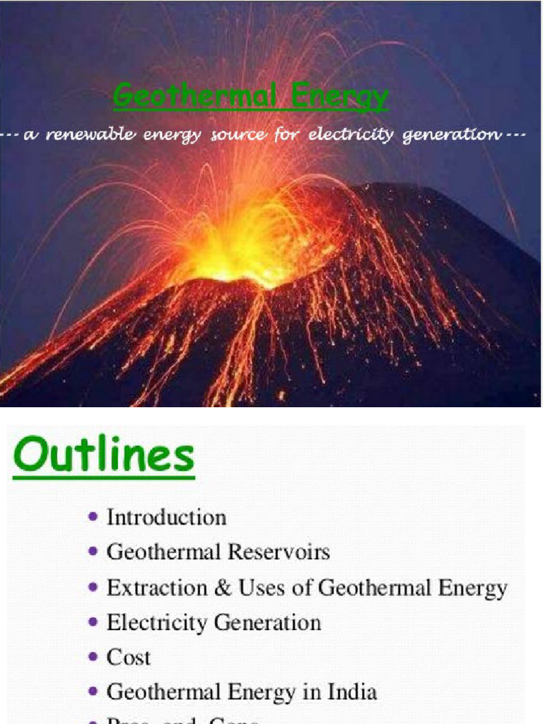 Geo thermal ppt | PDF