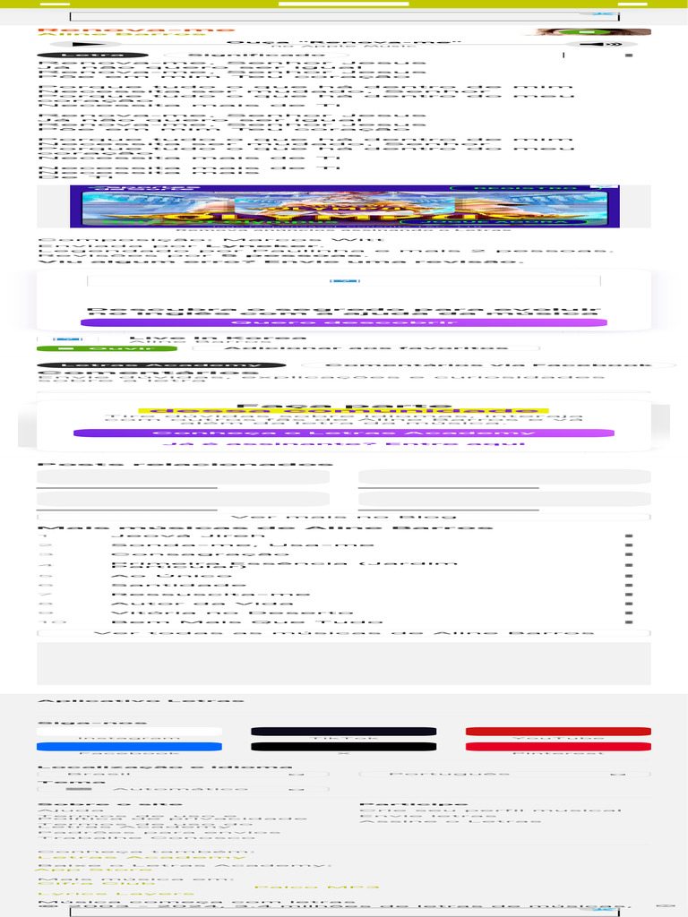 Renova-Me - Aline Barros | PDF