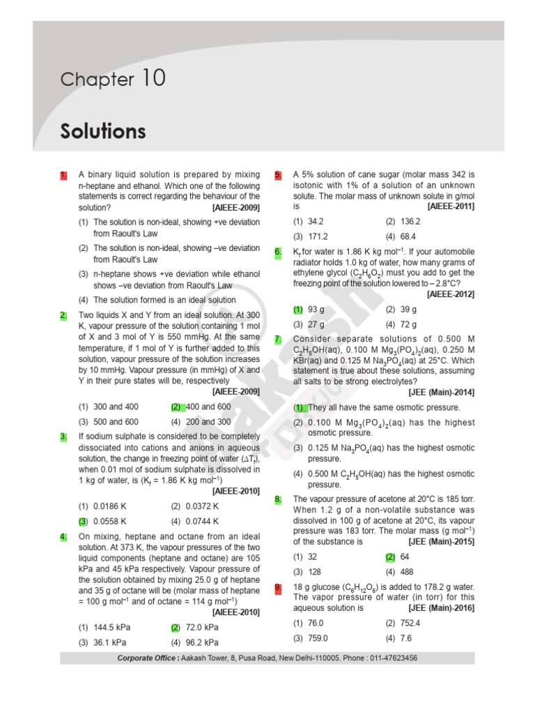 C - Ch-10 - Solutions @ | PDF