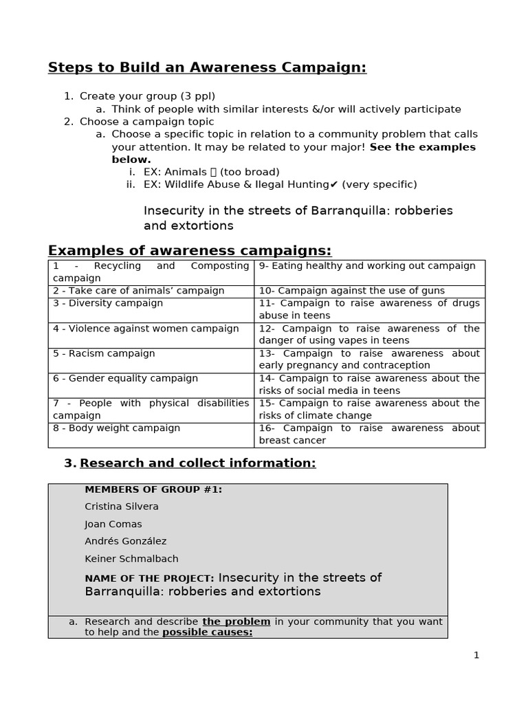 Proyect 1 - Step by Step | PDF