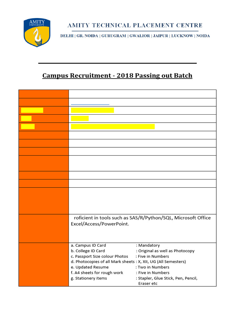 Optum, A Unitedhealth Group Company: Campus Recruitment - 2018 Passing ...