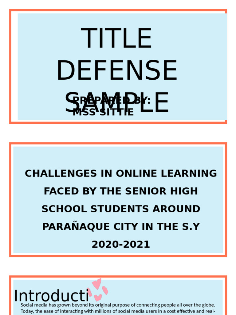 Title Defense Sample | PDF