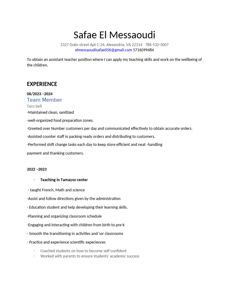 Safae El Messaoudi | PDF