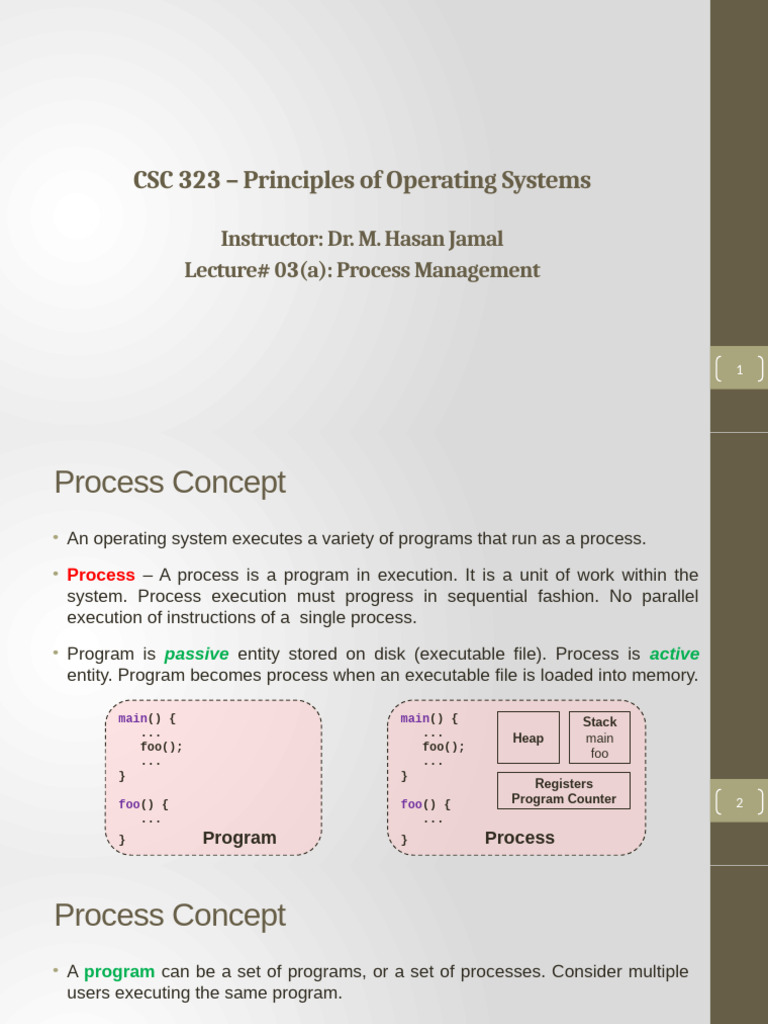 3a-Process Management | PDF