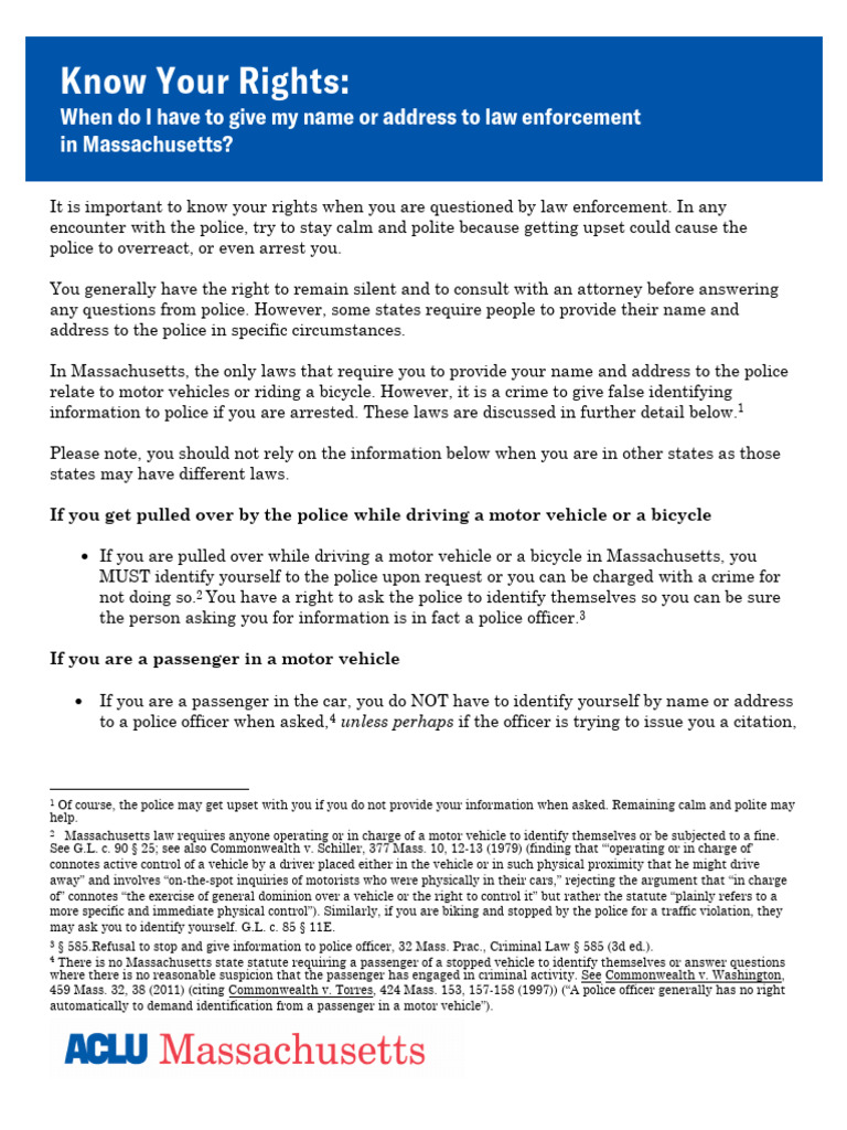 Know Your Rights | PDF | Arrest | Arrest Warrant