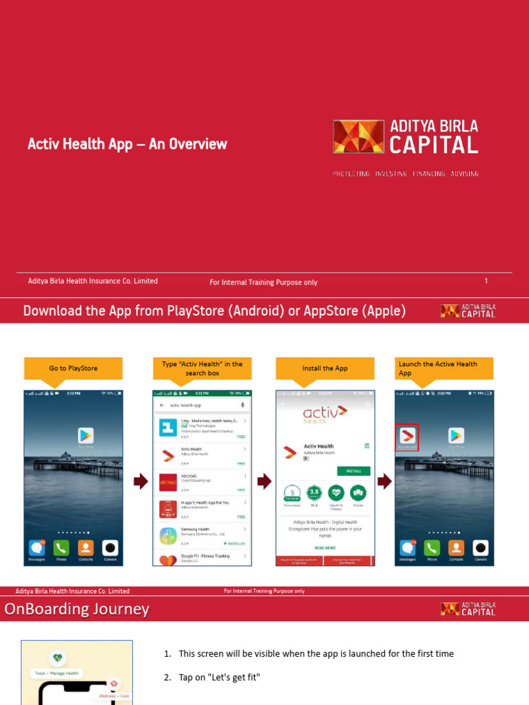 Activ Health App and DHA-1 | PDF