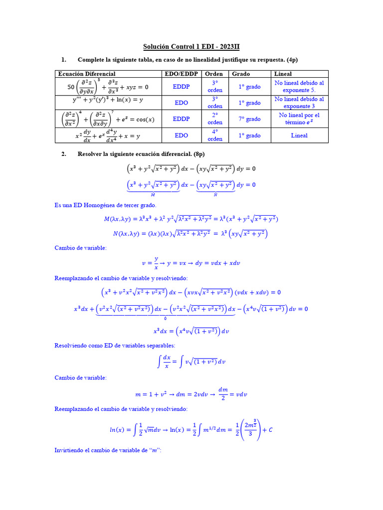 Solucion Control 1 2023II | PDF