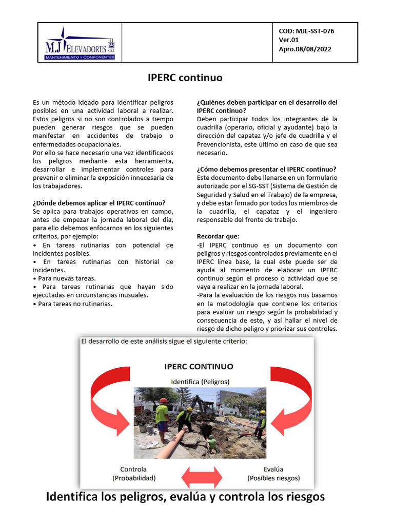 IPERC Continuo | PDF
