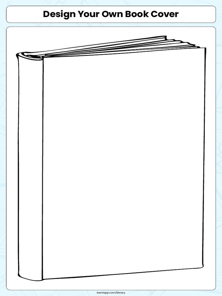 Design Your Own Book Cover Activity | PDF