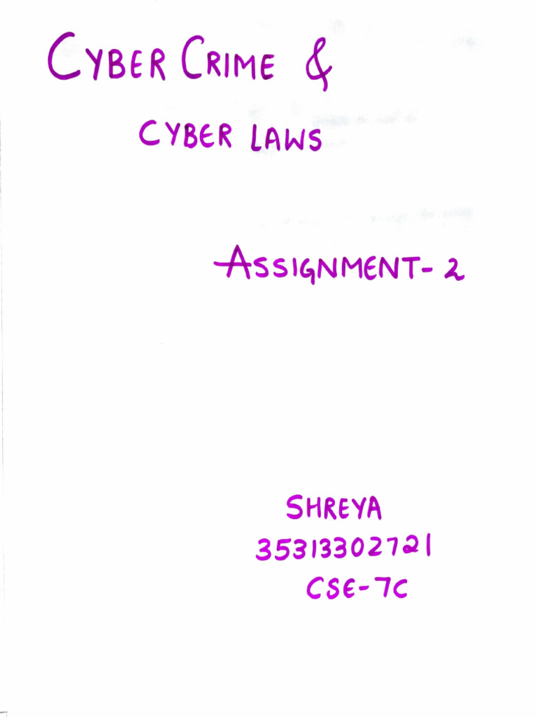Cyber Crime Cyber Law Pdf