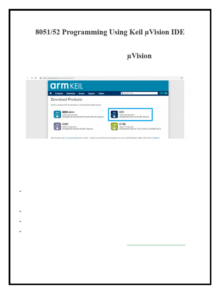 How To Program Using Keil-1 | PDF