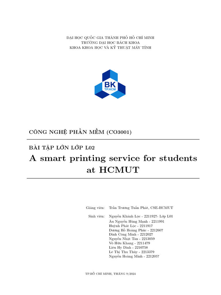 BTL CNPM | PDF