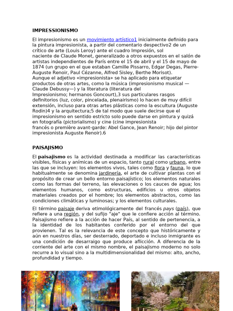 IMPRESSIONISMO | PDF