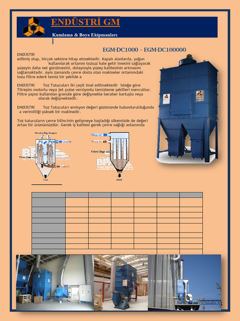 EGM Dust Collector-Brochure | PDF