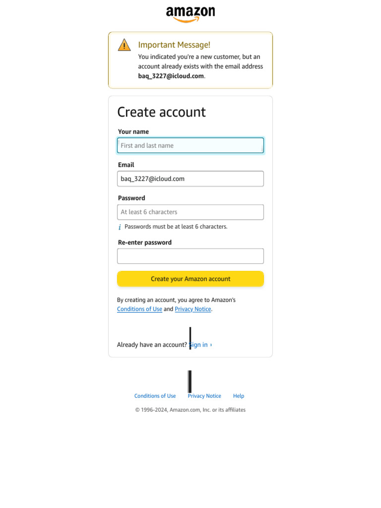 Amazon Registration | PDF
