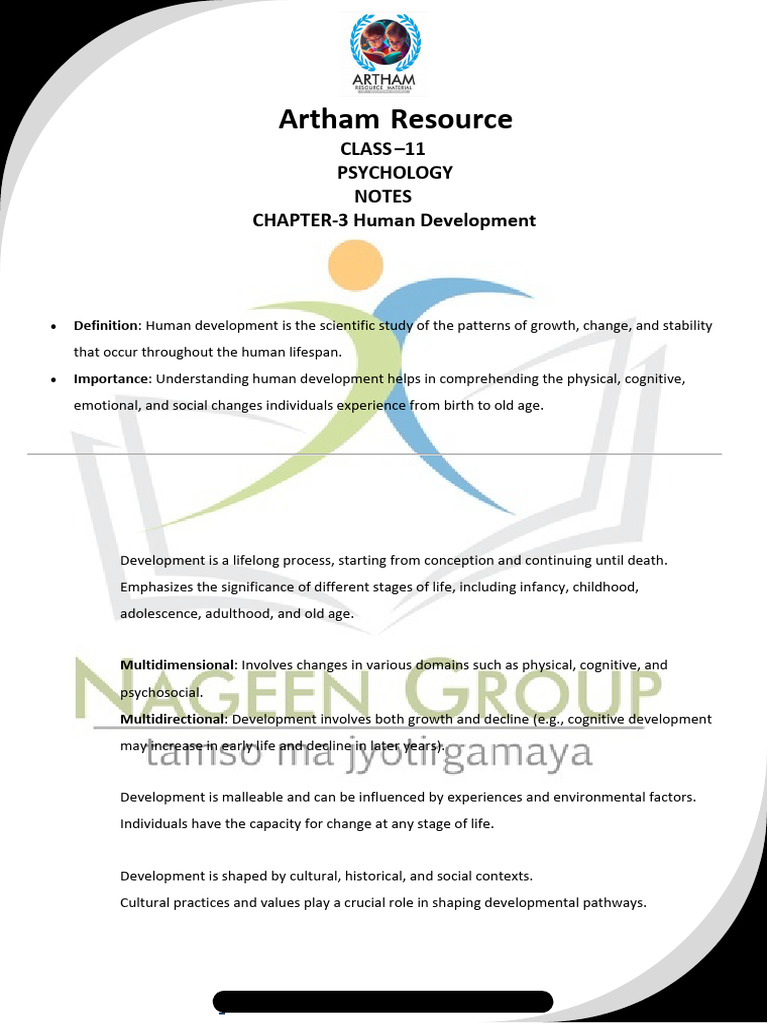 Class 11 Notes Psychology Chap 3 | PDF