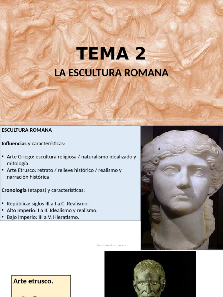 TEMA 2 escultura Roma | PDF
