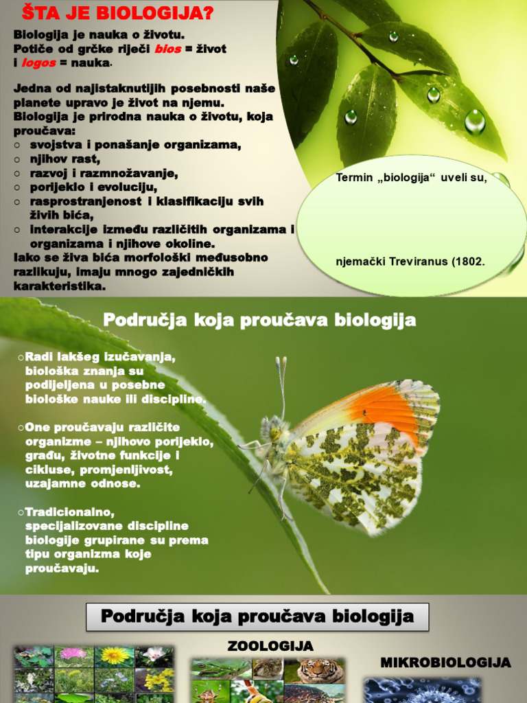 Biologija Kao Nauka | PDF