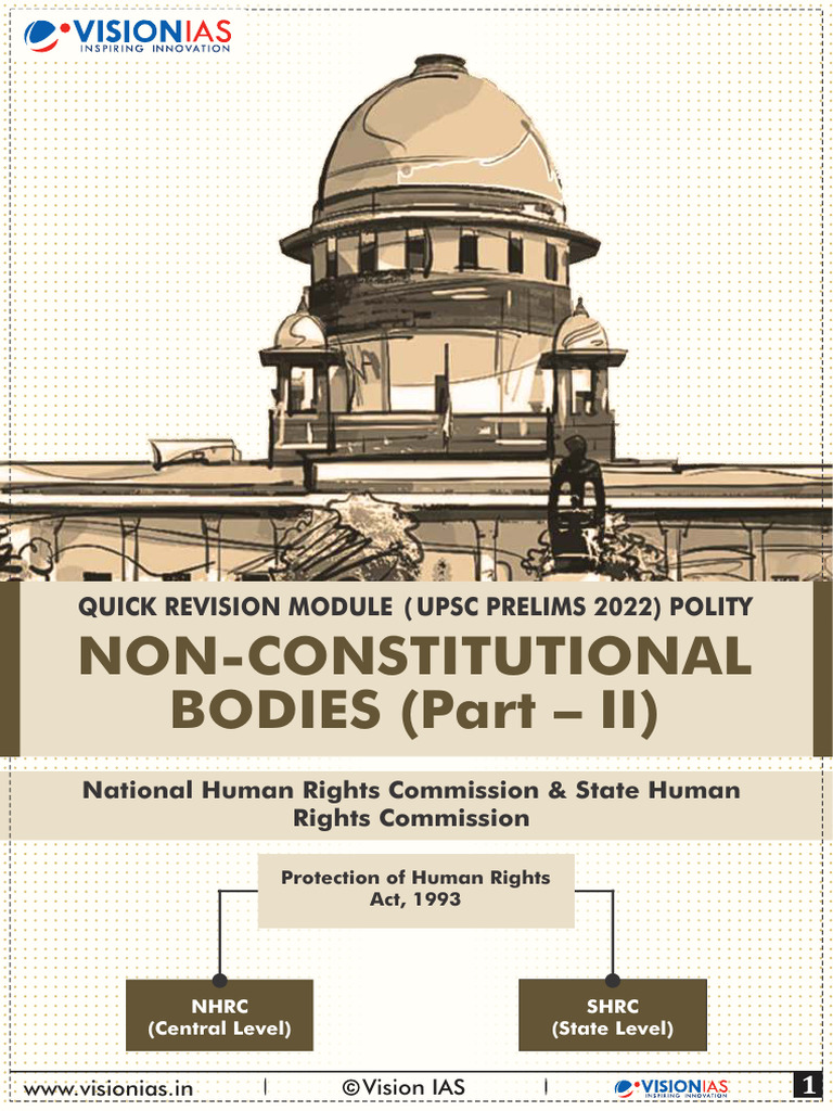 Non Constitutional Bodies Part - 2 | PDF