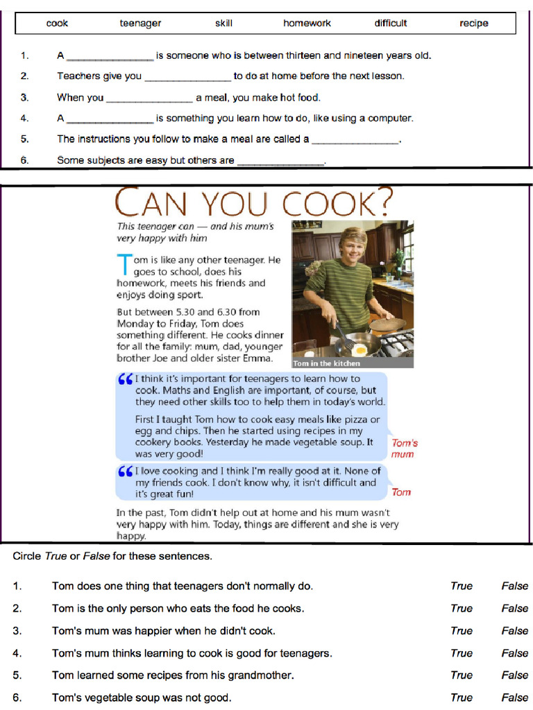 Cooking | PDF