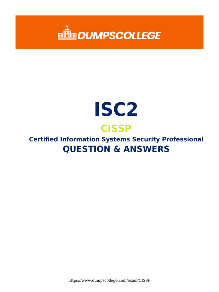 CISSP Practice Exam Questions | PDF | Computer Security | Technology & Engineering