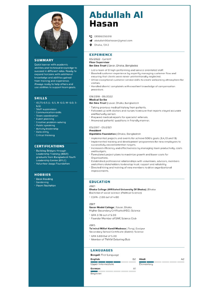 Hasib CV | PDF