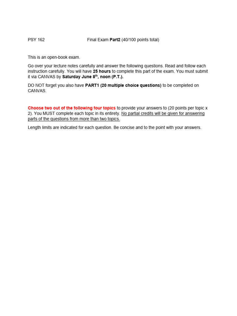 Neuroethology Final - 2024 - Part2 - Final-1 | PDF