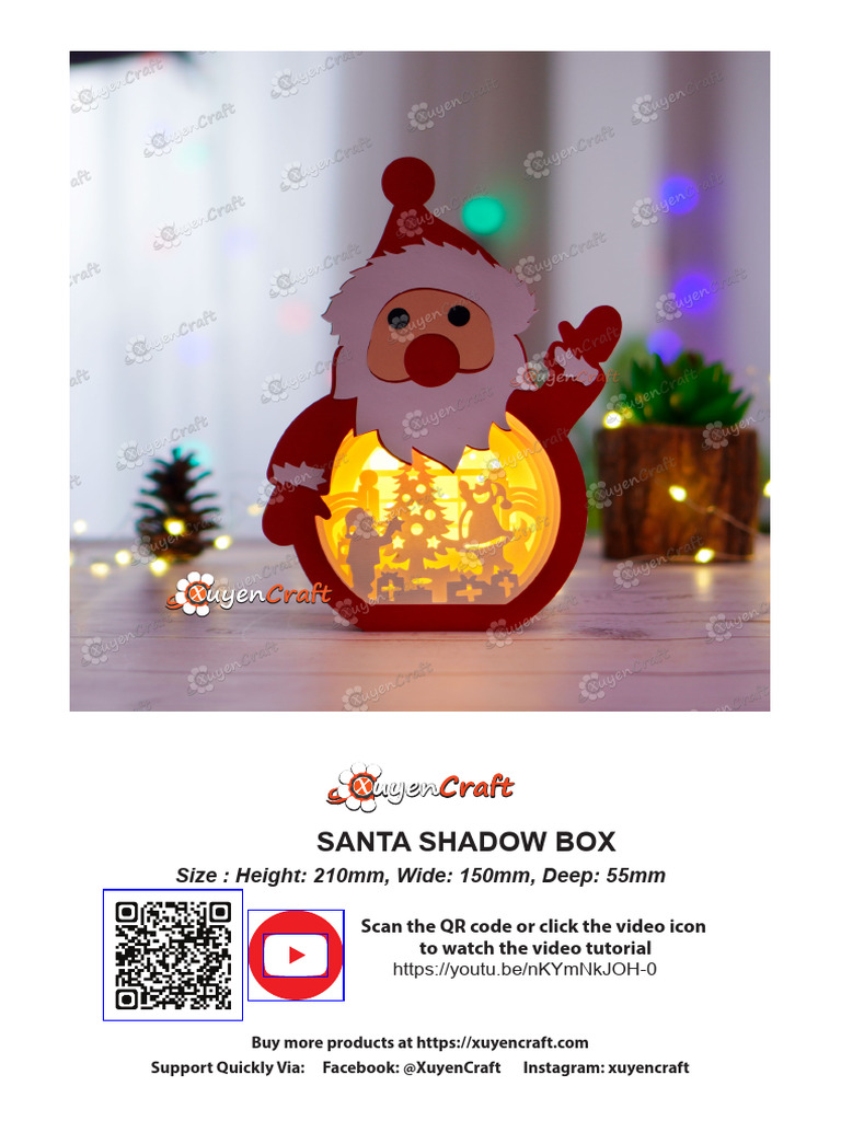 Instruction_Santa_Shadowbox | PDF