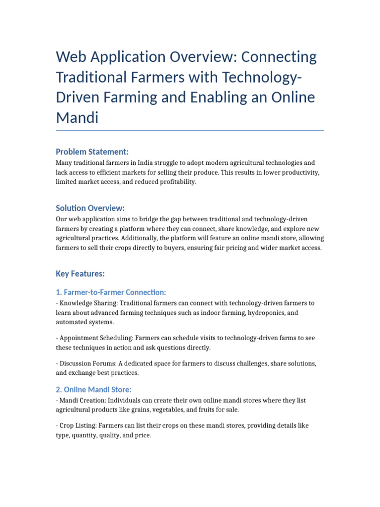 Web Application Overview | PDF