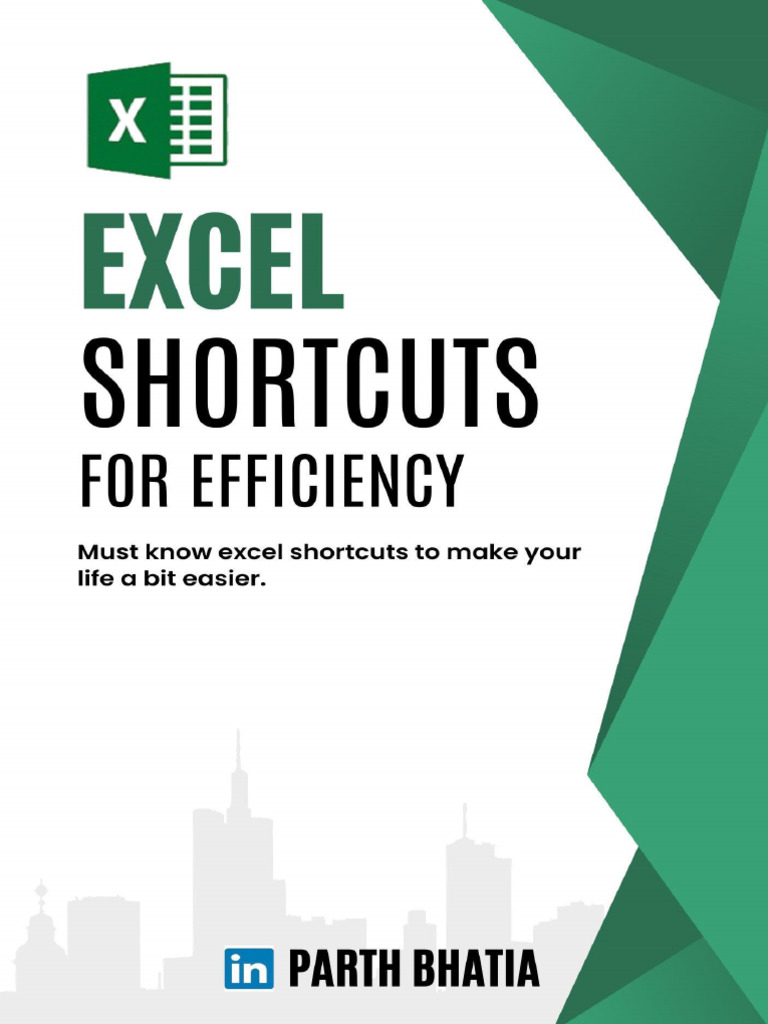 Excel Shortcuts for Efficiency | PDF