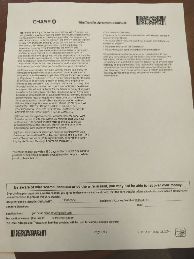 Receipt - 2024-09-06 - 16-09-51 - Chase Wire 6 | PDF