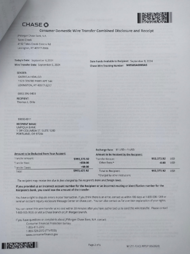 Receipt - 2024-09-06 - 17-30-12 - Chase Wire 7 | PDF
