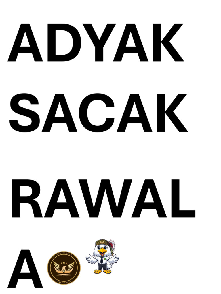 Template Tulisan Selempang' Ayo | PDF